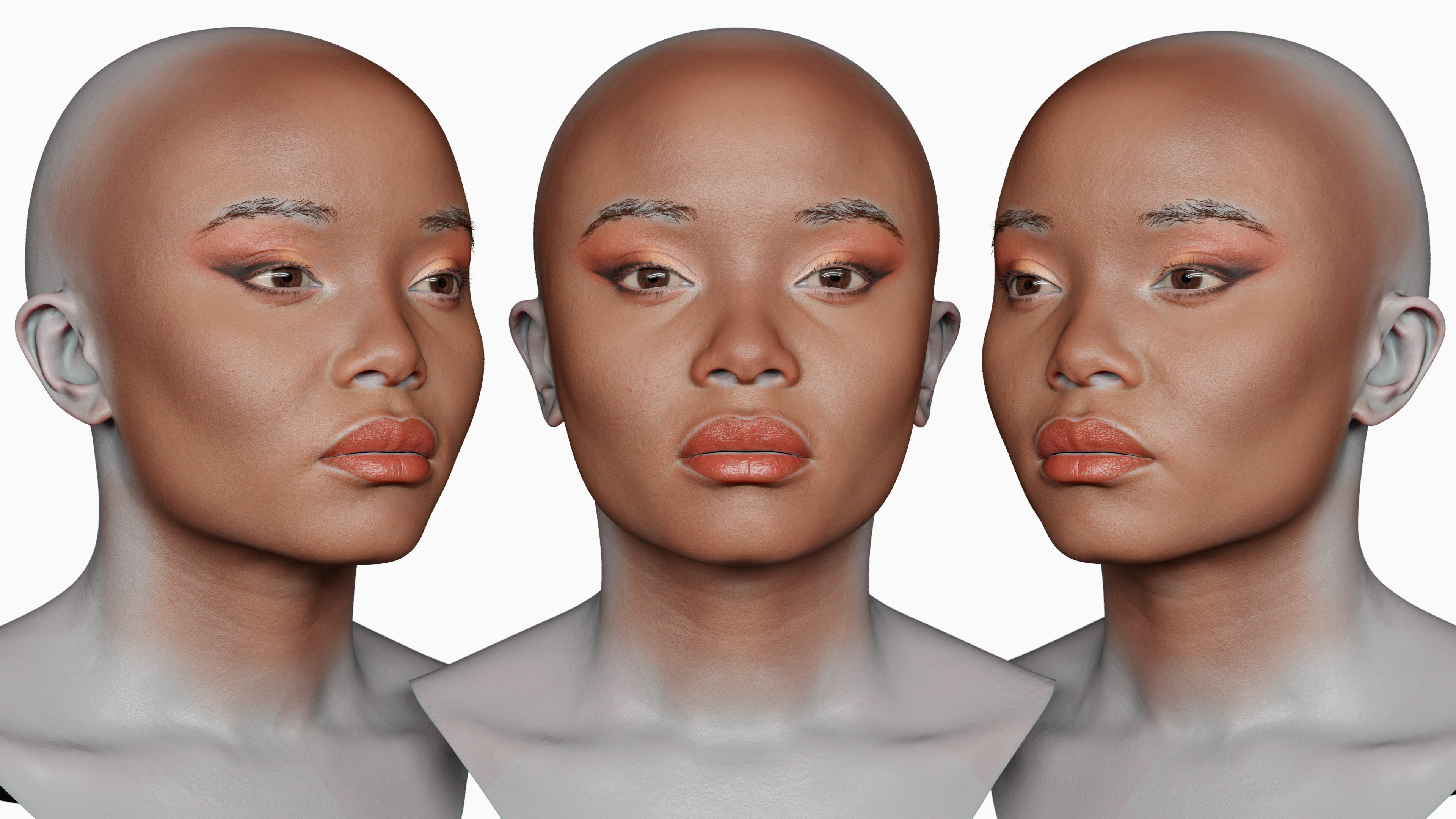 Glam Makeup Black Overlay Texture